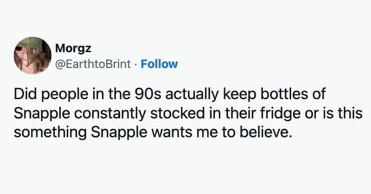 30 Memes from the 90's that go down like cold glass of Snapple