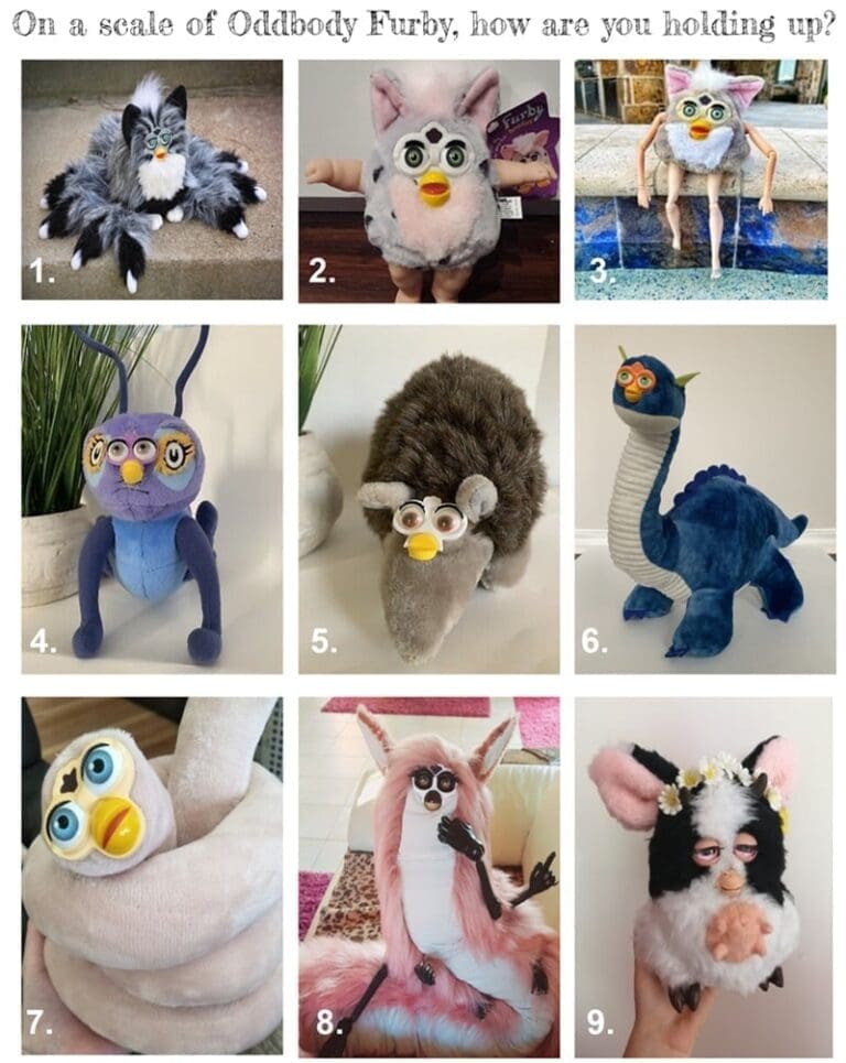 Furby Nightmares: 27 Creepy Cursed Furby Creations That Will Haunt Your ...
