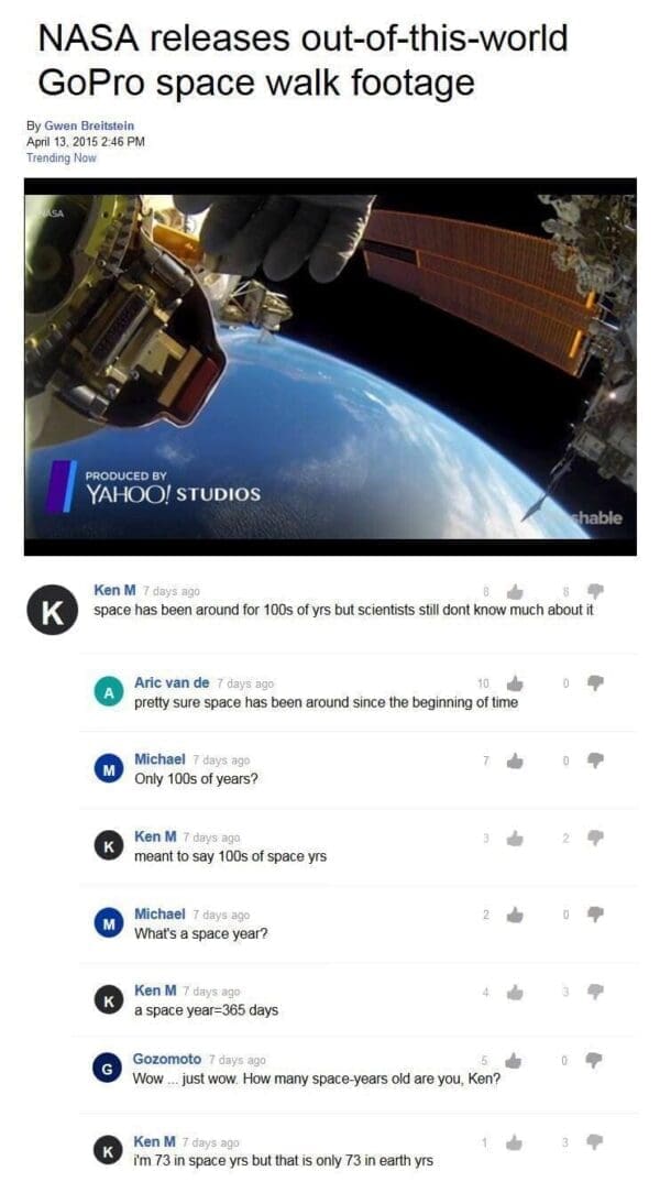 Ken M: 40 Hilarious Comment Interactions with the Internet's Legendary ...