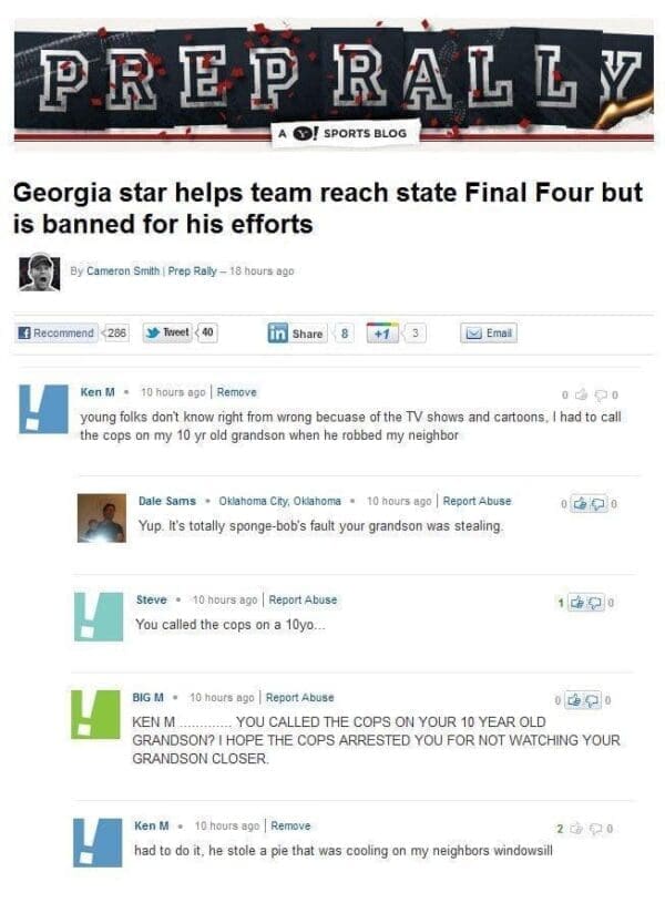 Ken M: 40 Hilarious Comment Interactions with the Internet's Legendary ...