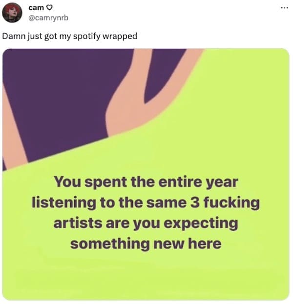 40 Spotify Wrapped Memes: A Mega Post of Wrapping up Wrapped’s