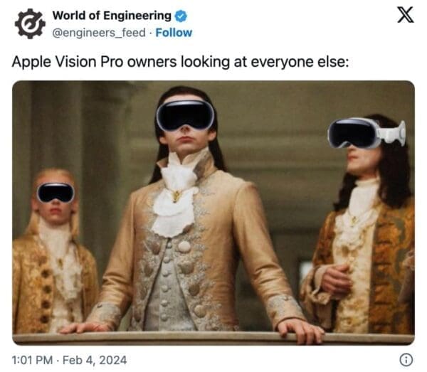 Apple Vision Pro Memes: 35 Memes About The Goofy Goggles