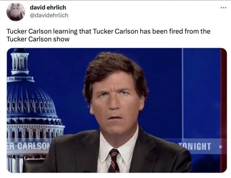 Tucker Carlson Memes: 20 Memes From The Roastfest