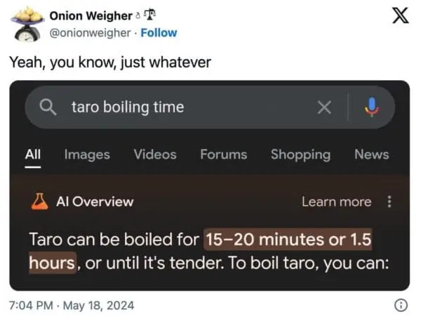 Google AI Search Memes: 23 Outrageous Answers from Overview