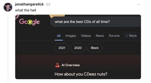 Google AI Search Memes: 23 Outrageous Answers from Overview