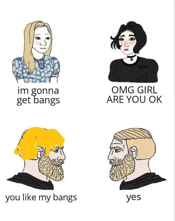 36 Memes That Perfectly Capture the Regret of Cutting Your Own Bangs