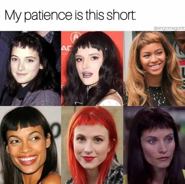 36 Memes That Perfectly Capture the Regret of Cutting Your Own Bangs