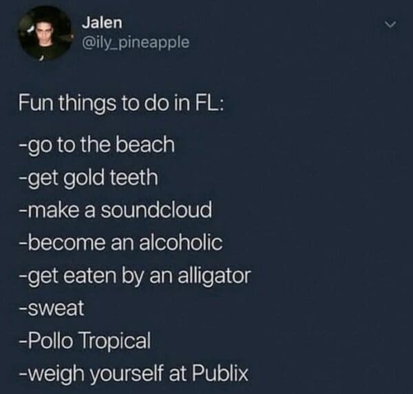 40 Funny Florida Memes That Perfectly Capture Life in the Sunshine State