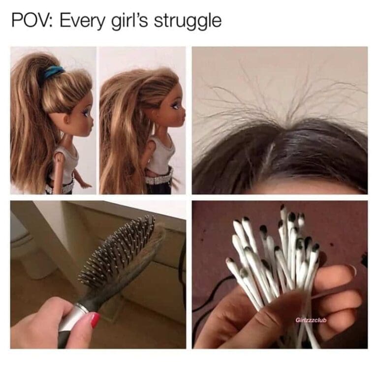 30 Hilarious Hair Care Memes for Women Battling Their Hair Daily