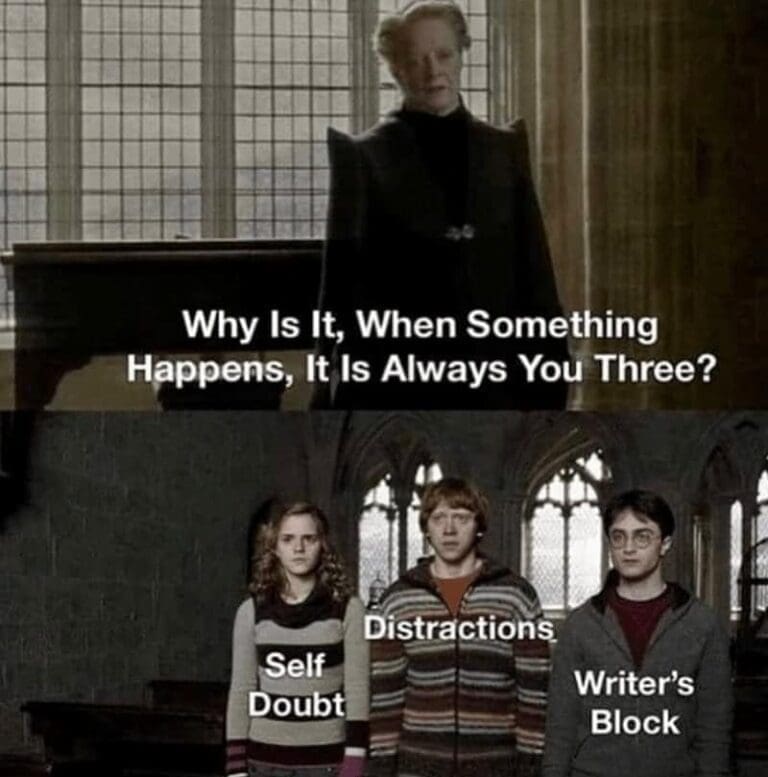 Writing Memes: 35 Relatable Struggles for Every Writer