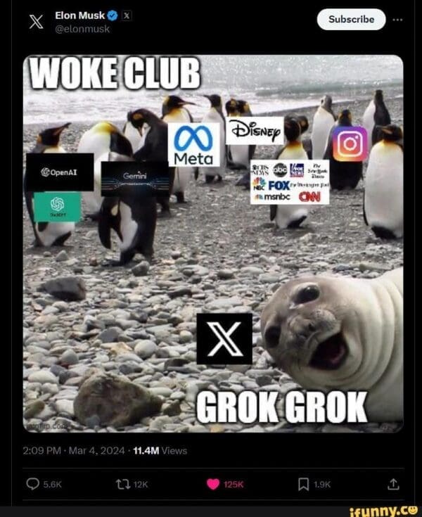 Grok Memes: 30 Wild Images from Musk's New AI
