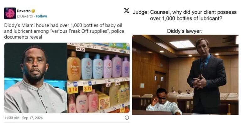 Diddy Memes: 27 Memes About Baby Oil & Other Nonsense