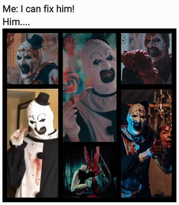 Terrifier Memes: 43 Art The Clown Memes For Terrifier 3