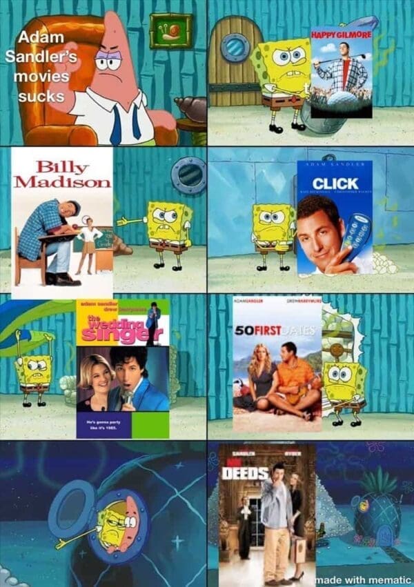 Adam Sandler Memes: 40 Nostalgic Sandler Movie Memes