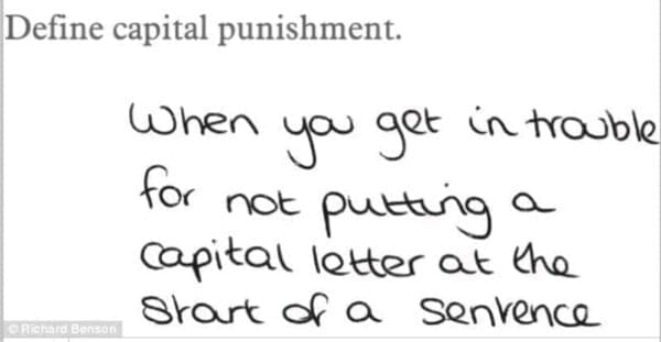 35 Funny Kid Test Answers That Are Wrong in All the Right Ways