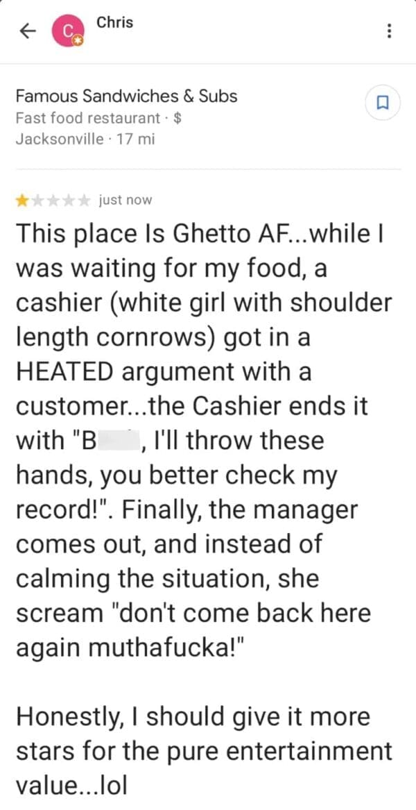 45 Funny Google Reviews Proving The Customer Isn’t Always Right