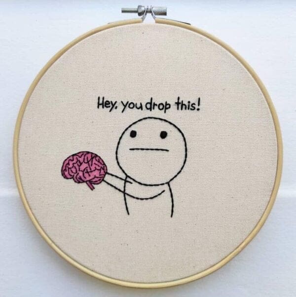 33 Hilariously Honest Funny Embroidery Patterns to Hang Shamelessly