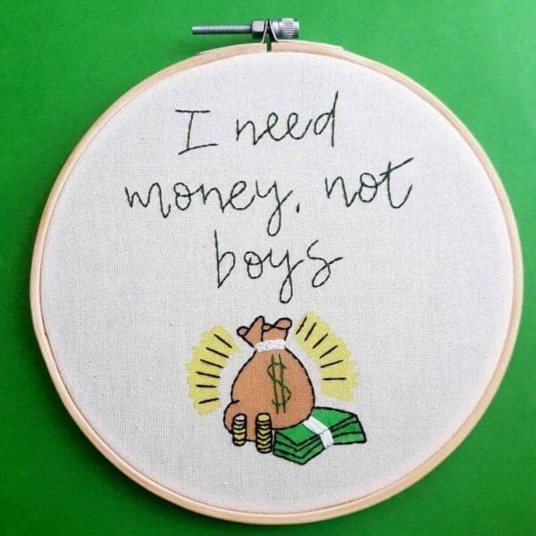 33 Hilariously Honest Funny Embroidery Patterns to Hang Shamelessly