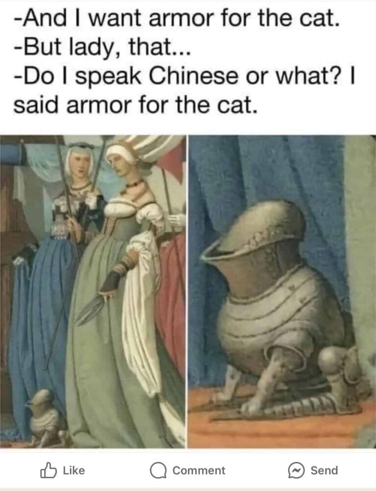 44 Funny Medieval Cat Paintings Where Artists Completely Forgot What ...