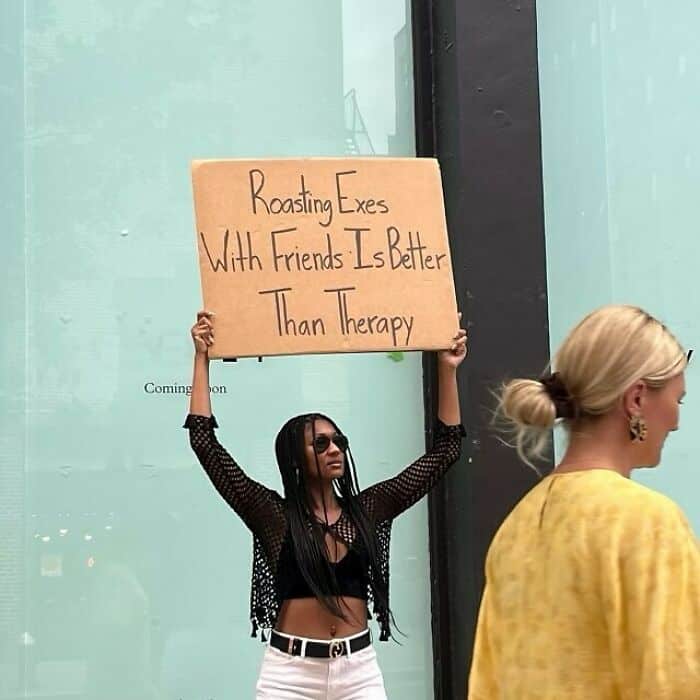 dudette with a sign-10-4-23-2025 - Thunder Dungeon | The Funniest Memes ...