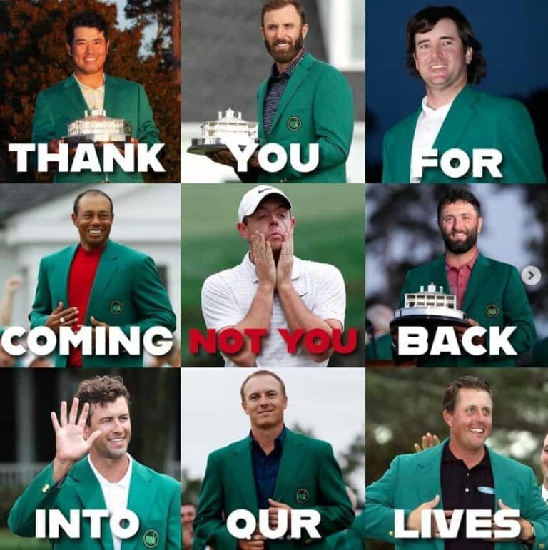 Golf Memes: 60 Memes In Honour of This Weeks 2025 Masters