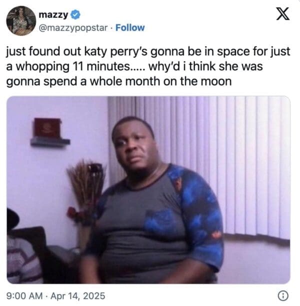 Katy Perry Space Memes: 50 Reactions To The Blue Origin Launch