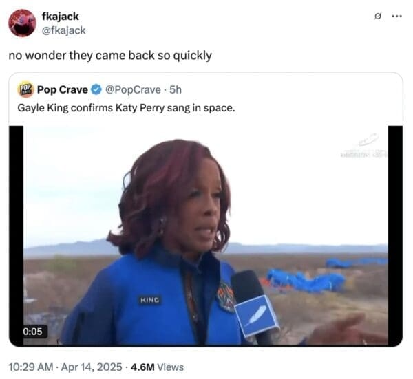 Katy Perry Space Memes: 50 Reactions To The Blue Origin Launch