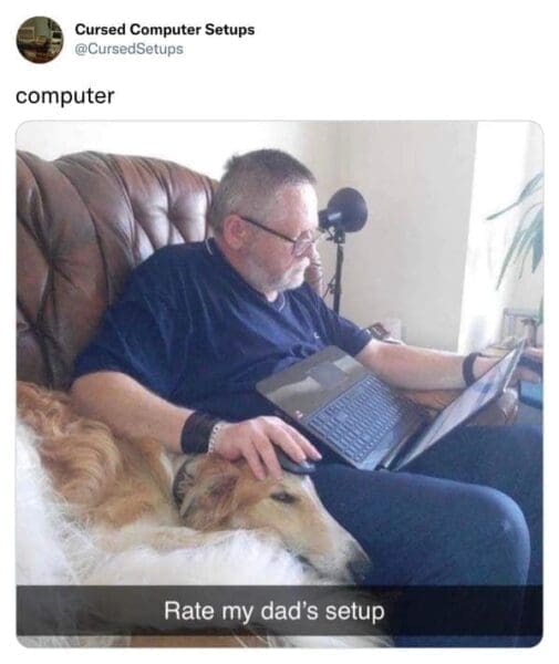 25 Cursed Computer Setups That Defy IT Logic