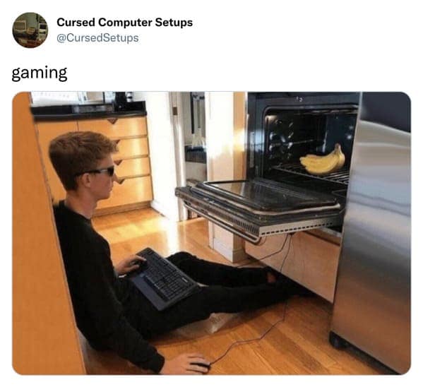 25 Cursed Computer Setups That Defy IT Logic
