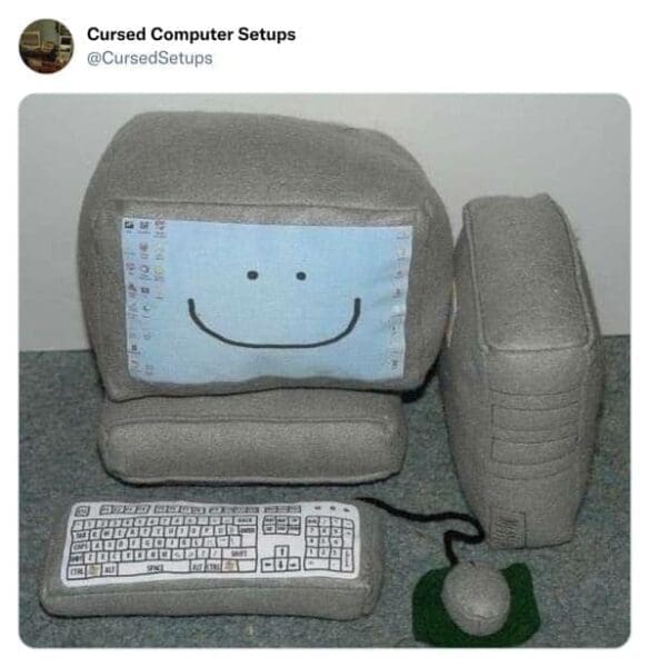 25 Cursed Computer Setups That Defy IT Logic