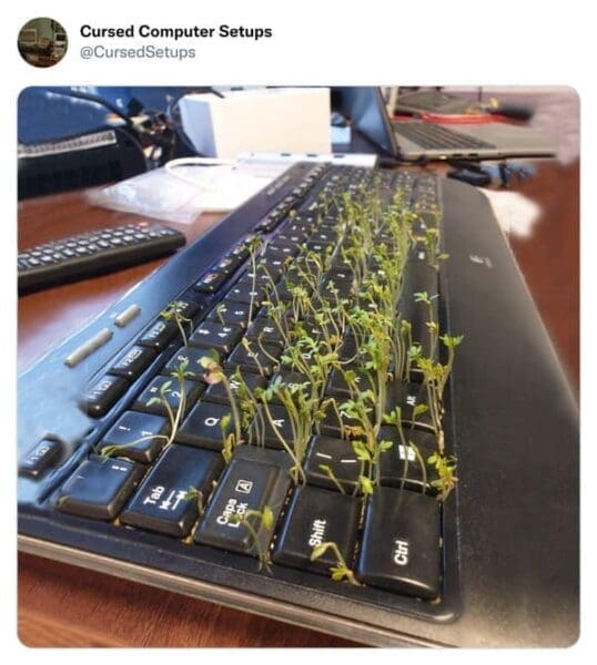 25 Cursed Computer Setups That Defy IT Logic