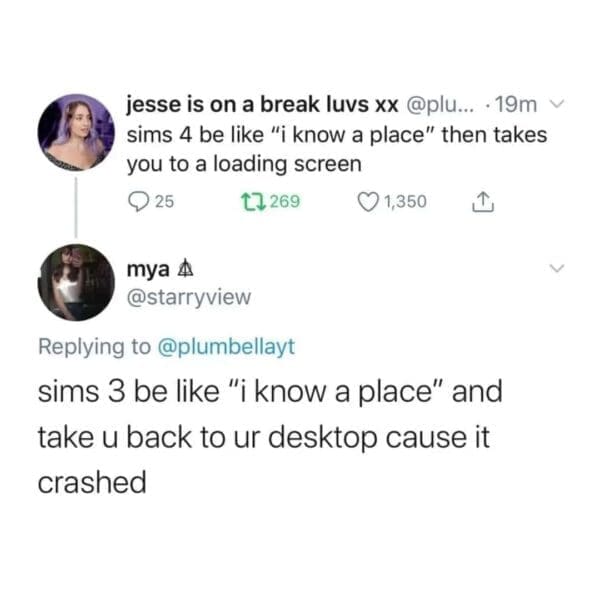 Sims Memes: 35 Relatable Laughs from The Sims Universe