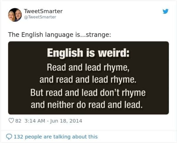 48 Weird Things About the English Language That Confused Non-Native ...