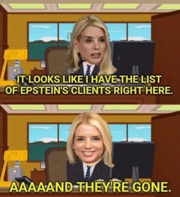 25 Pam Bondi Memes Roasting The Missing Epstein List