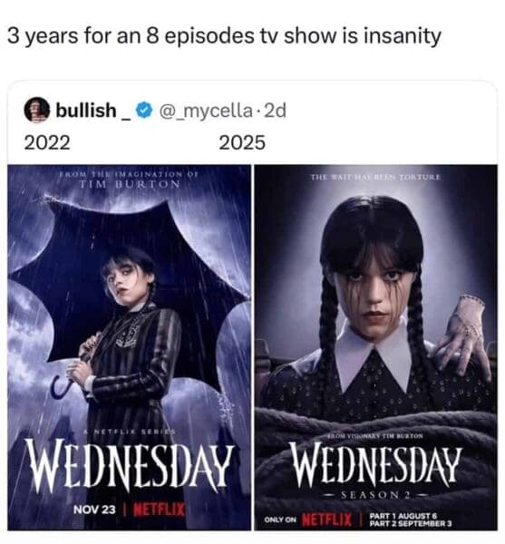 30 Wednesday Addams Memes to Prep Your Soul for September