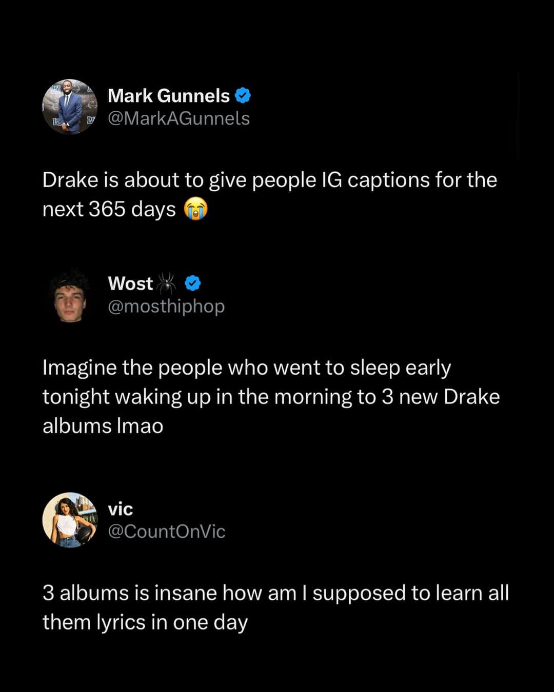 Drake Album Drop Memes After Drake Dropped Three Albums At ONCE