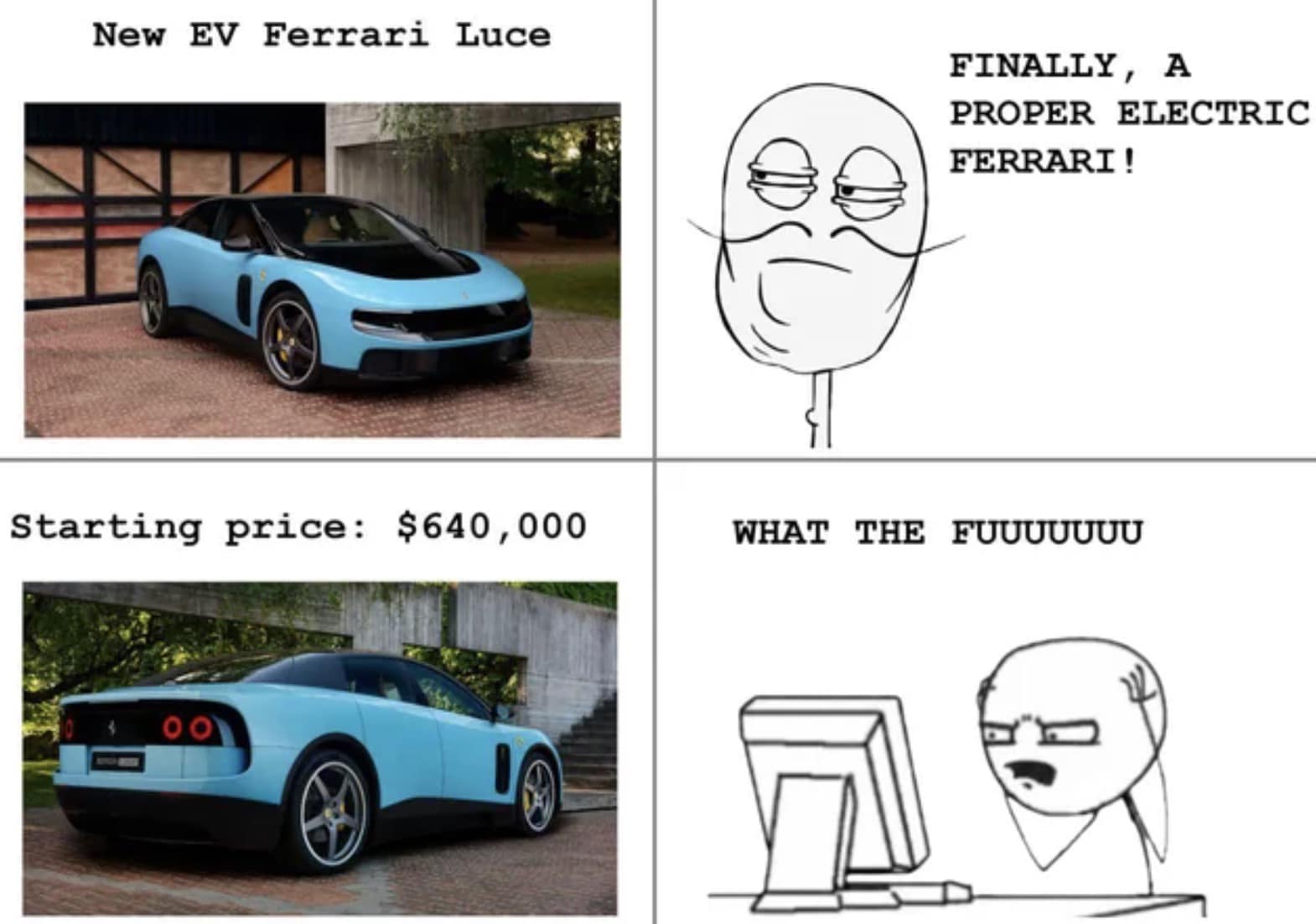 Ferrari Luce Memes Are Treating This EV Like A Real Crime